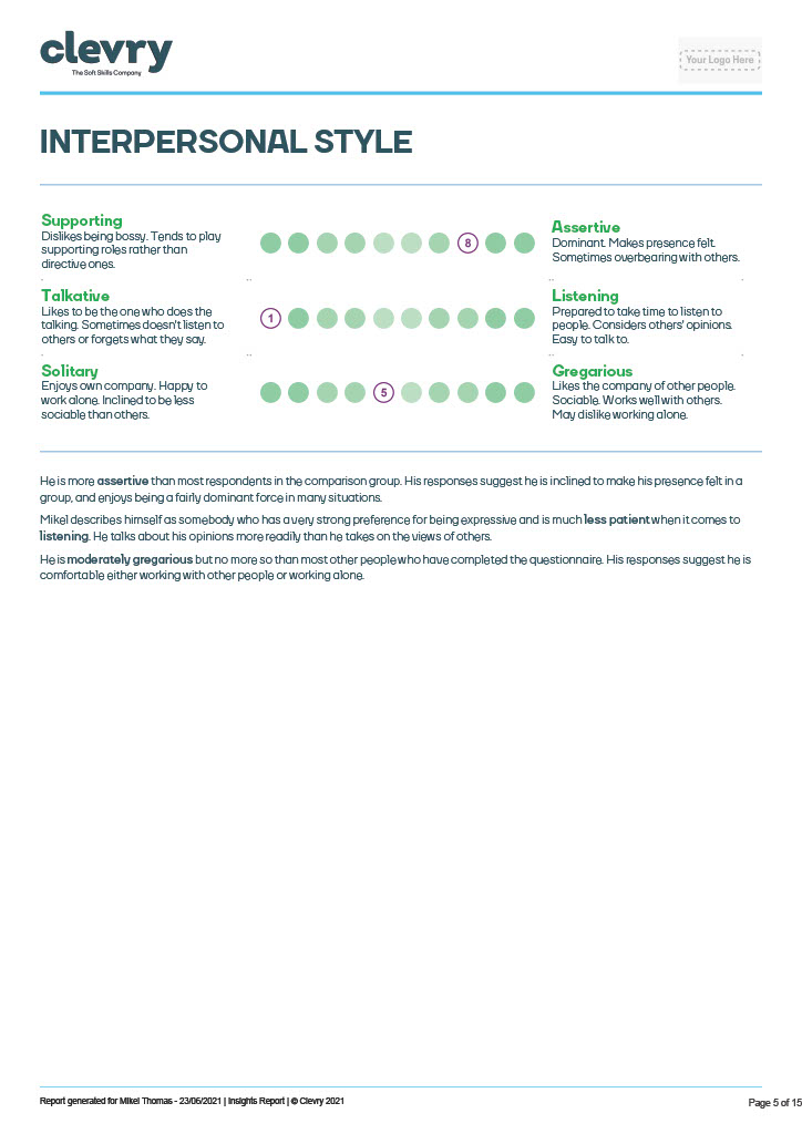 Insights Sample Report
